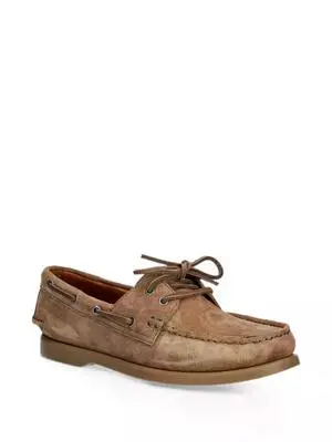 VAGABOND SHOEMAKERS Loui Suede Lace-up Boat Shoes