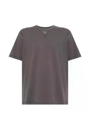 DIESEL® Logo-plaque Topstitched T-shirt