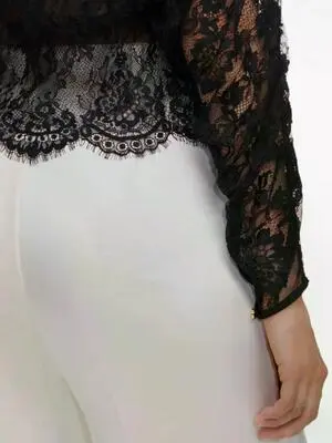SELF-PORTRAIT Lace High Neck Blouse
