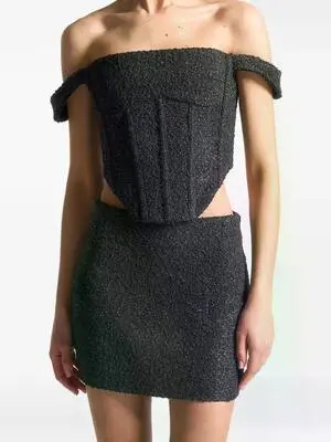 Manière De Voir Bonnie Boucle Bardot Corset Top