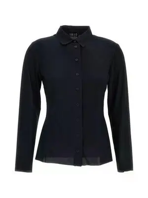 IRIE' Long-sleeve Button-up Shirt - Black