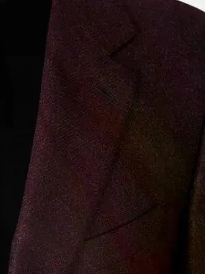 Canali Single-breasted Wool Blazer - Red