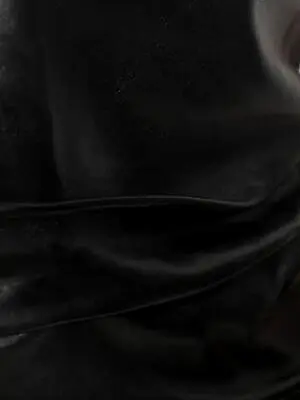 Isabel Marant Étoile Agnes Draped Leather Mini Skirt