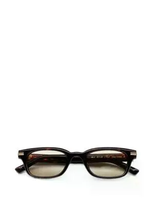 Chimi Rectangle-frame Sunglasses - Brown