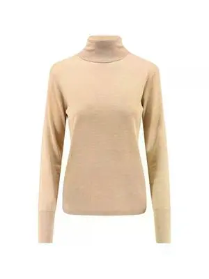 Aspesi Roll-neck Long-sleeve Fine-knit Top - Neutrals
