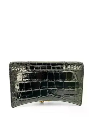 Balenciaga Croc Effect Cross Body Bags