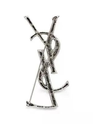 Saint Laurent Opyum Brooch - Silver