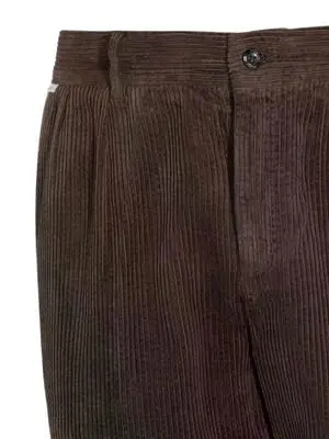 04651 / A TRIP IN A BAG Pleated Corduroy Trousers