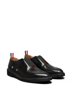 Thom Browne Suede-panelled Derby Shoes