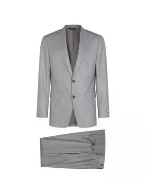 Canali Wool Two-piece Suit - Grey