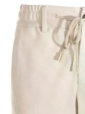 Eleventy Drawstring-waist Cuffed Trousers