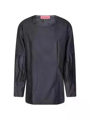 THELATEST Erin Balloon-sleeve Blouse - Black