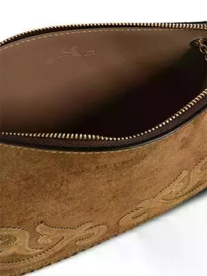 Etro Suede Bag With Logo