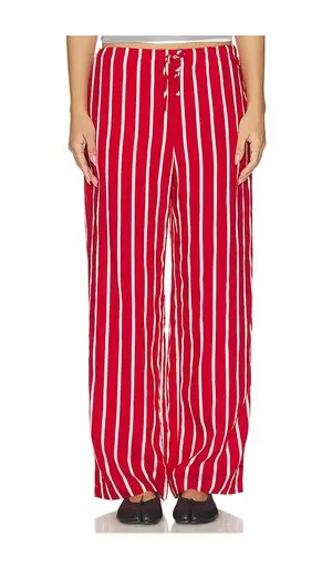 Madewell E- Waist Striped Pull- On Pant In . Also