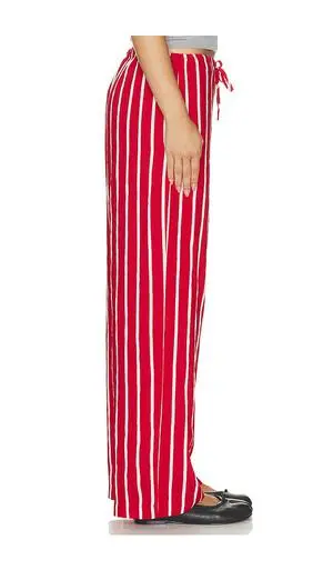 Madewell E- Waist Striped Pull- On Pant In . Also