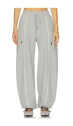 Attico Fleece Cargo Pants