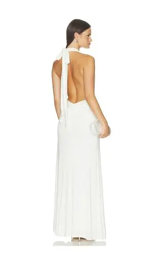 Superdown Lainee Halter Maxi Dress In . Also