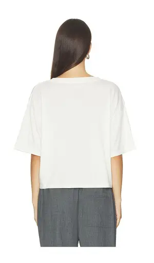 ANINE BING Johnny Cropped Tee