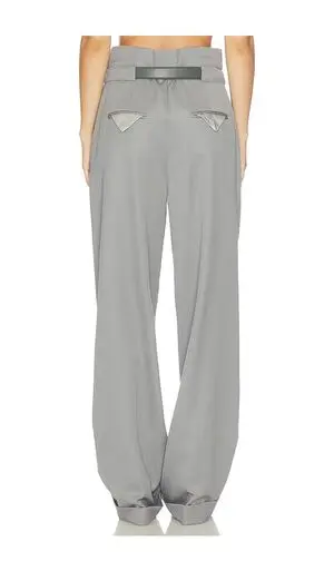 Attico Long Belted Pant In . Also