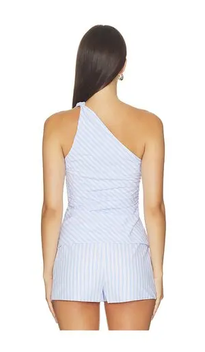 ALL THE WAYS Malia Asymmetrical Top In . Also