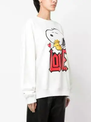 Philosophy Di Lorenzo Serafini Snoopy Love Cotton Sweatshirt
