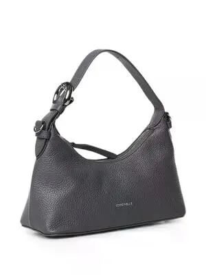 COCCINELLE Grained Leather Tote Bag - Grey