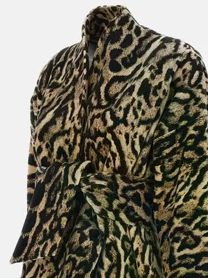 IRIE' Leopard-print Belted Coat