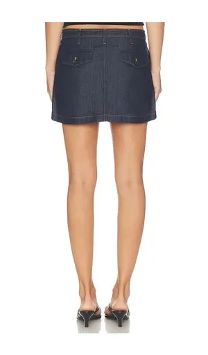 FRAME The Denim Utility Skirt