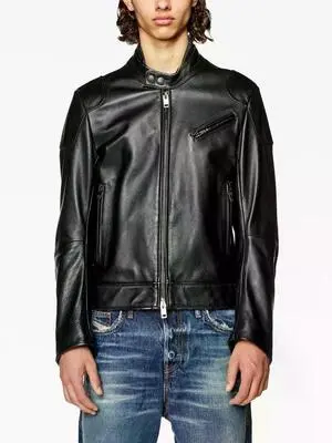 DIESEL® L-hein Leather Biker Jacket