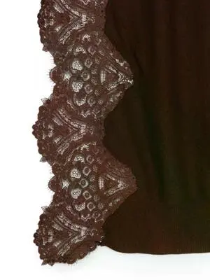 Ermanno Scervino Lace-trim Scarf