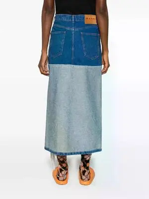 Marni Organic Cotton Denim Skirt