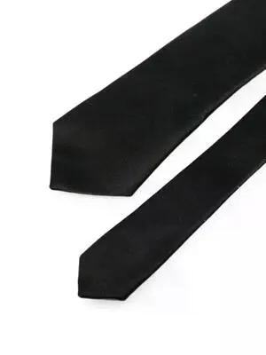 Saint Laurent Satin-finish Tie - Black