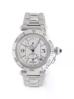 Cartier Pasha 38mm Watch - Silver