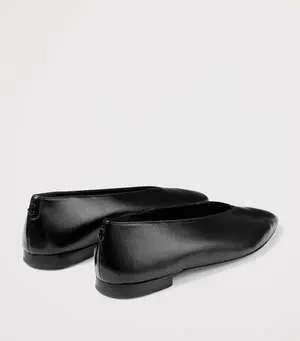 JIMMY CHOO Margo Leather Ballet Flats