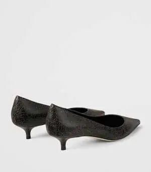 JIMMY CHOO Amelia 35 Crackled Leather Pumps