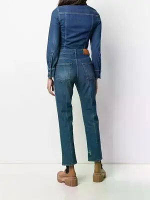 Stella McCartney Dark Vintage Wash Denim Jumpsuit