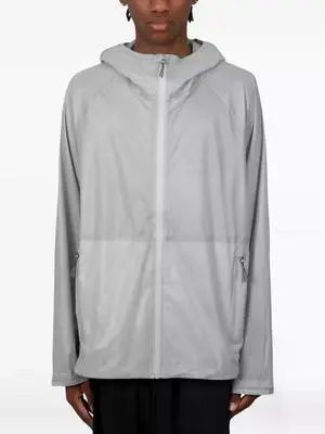 OPTIMISTIC RUNNERS Packable Hooded Jacket - Grey