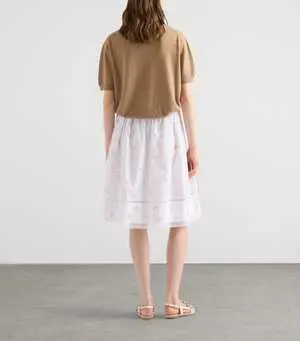 Prada Cashmere Short-sleeve Sweater