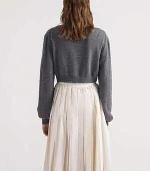 Prada Cashmere Cropped Cardigan
