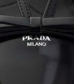 Prada Brushed Leather Slingback Pumps 75