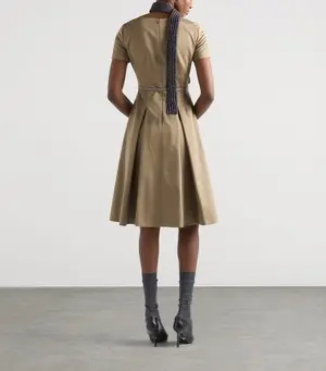 Prada Cotton Belted Mini Dress