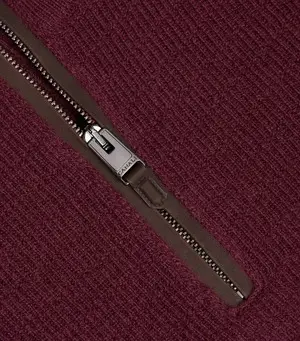 Canali Virgin Wool-cashmere Quarter-zip Sweater