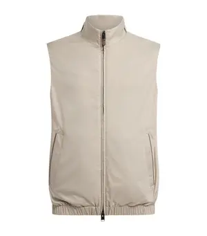 Canali High-neck Gilet - Grey
