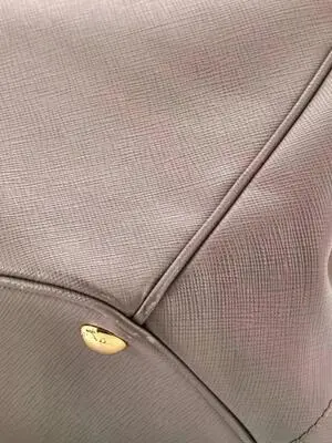 Prada Double Zip Lux Saffiano Leather Large Tote Bag