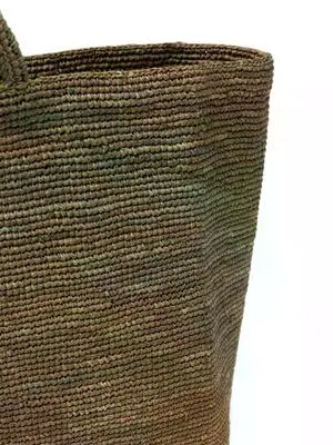 SOPHIE DIGARD Woven Raffia Tote Bag