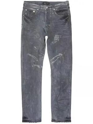 PURPLE BRAND P005 Faded-effect Slim Jeans - Grey