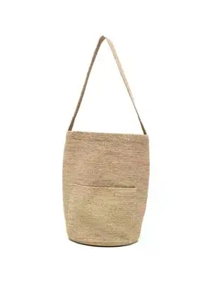 SOPHIE DIGARD Woven Shoulder Bag - Neutrals