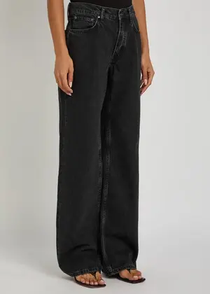 ANINE BING Hugh Wide-leg Jeans