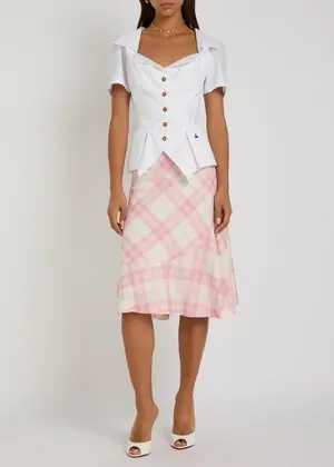 VIVIENNE WESTWOOD Tailored Cotton Poplin Shirt - White