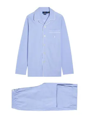 Polo Ralph Lauren Logo-embroidered Cotton Pyjama Set